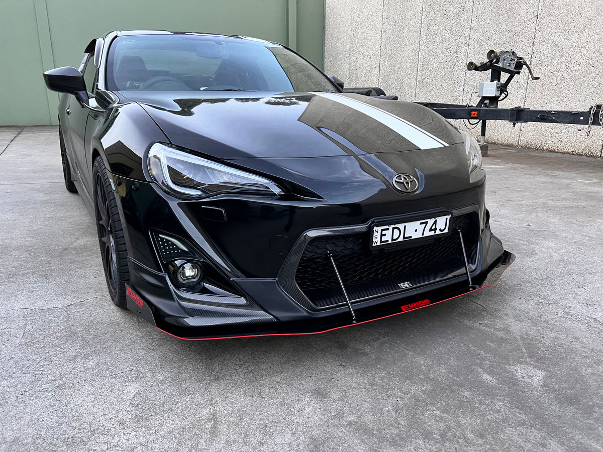 Toyota GT86 Front Splitter TRD/Aero Bumper – E-Wing Aero Designs