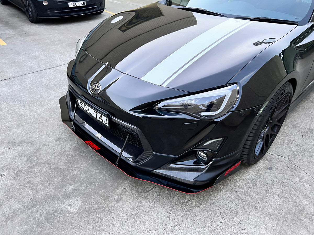 Toyota GT86 Front Splitter TRD/Aero Bumper – E-Wing Aero Designs