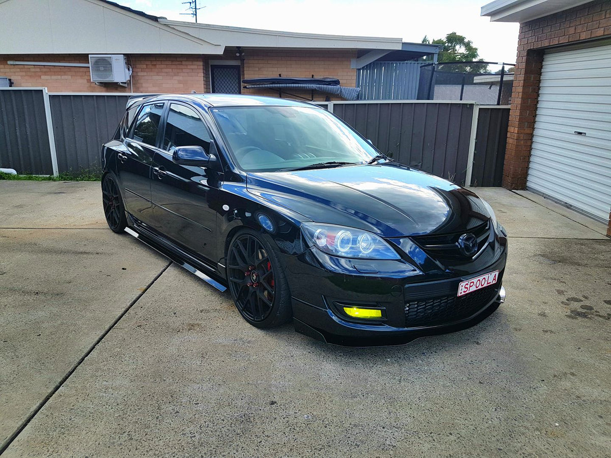 Mazda 3 Front Splitter Lip – E-Wing Aero Designs