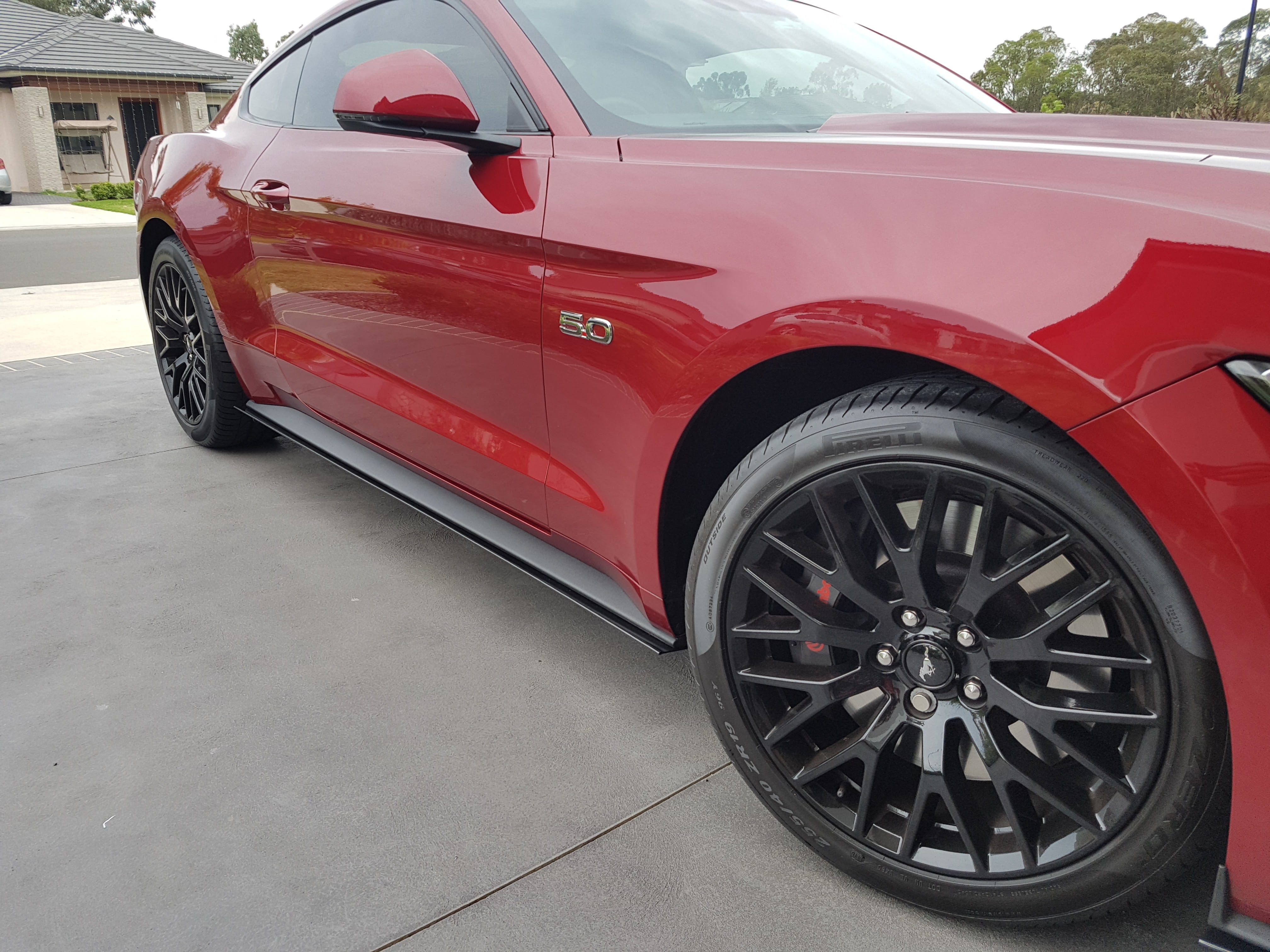 Ford Mustang Side Skirt Extensions – E-Wing Aero Designs