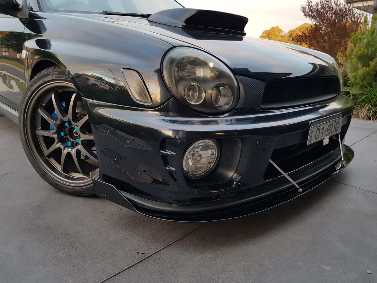 Subaru 'Bugeye' Impreza Front Splitter – E-Wing Aero Designs