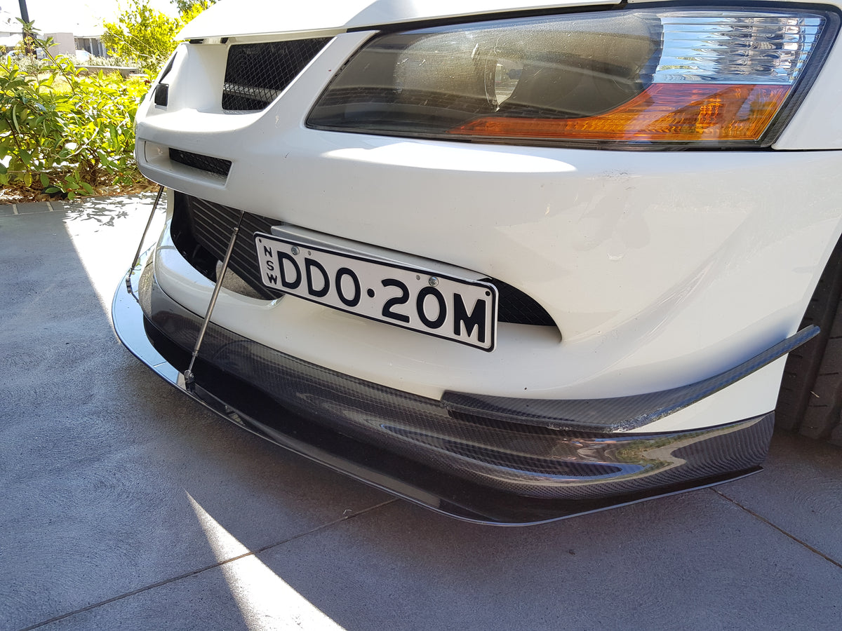 Mitsubishi Evo 8 Front Splitter – E-Wing Aero Designs