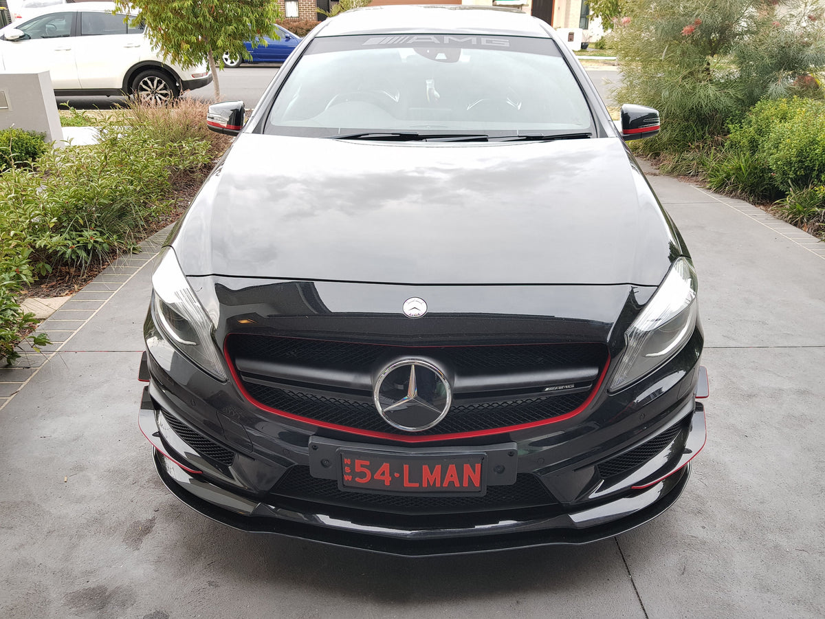 Mercedes A45 AMG Front Splitter – E-Wing Aero Designs