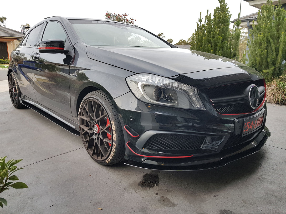 Mercedes A45 AMG Side Skirt Extensions – E-Wing Aero Designs