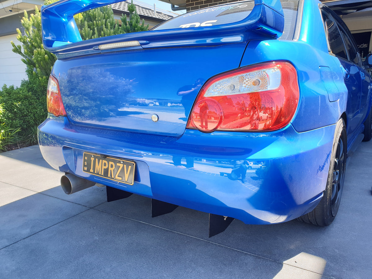 Subaru Impreza 01-07 Rear Diffuser – E-Wing Aero Designs