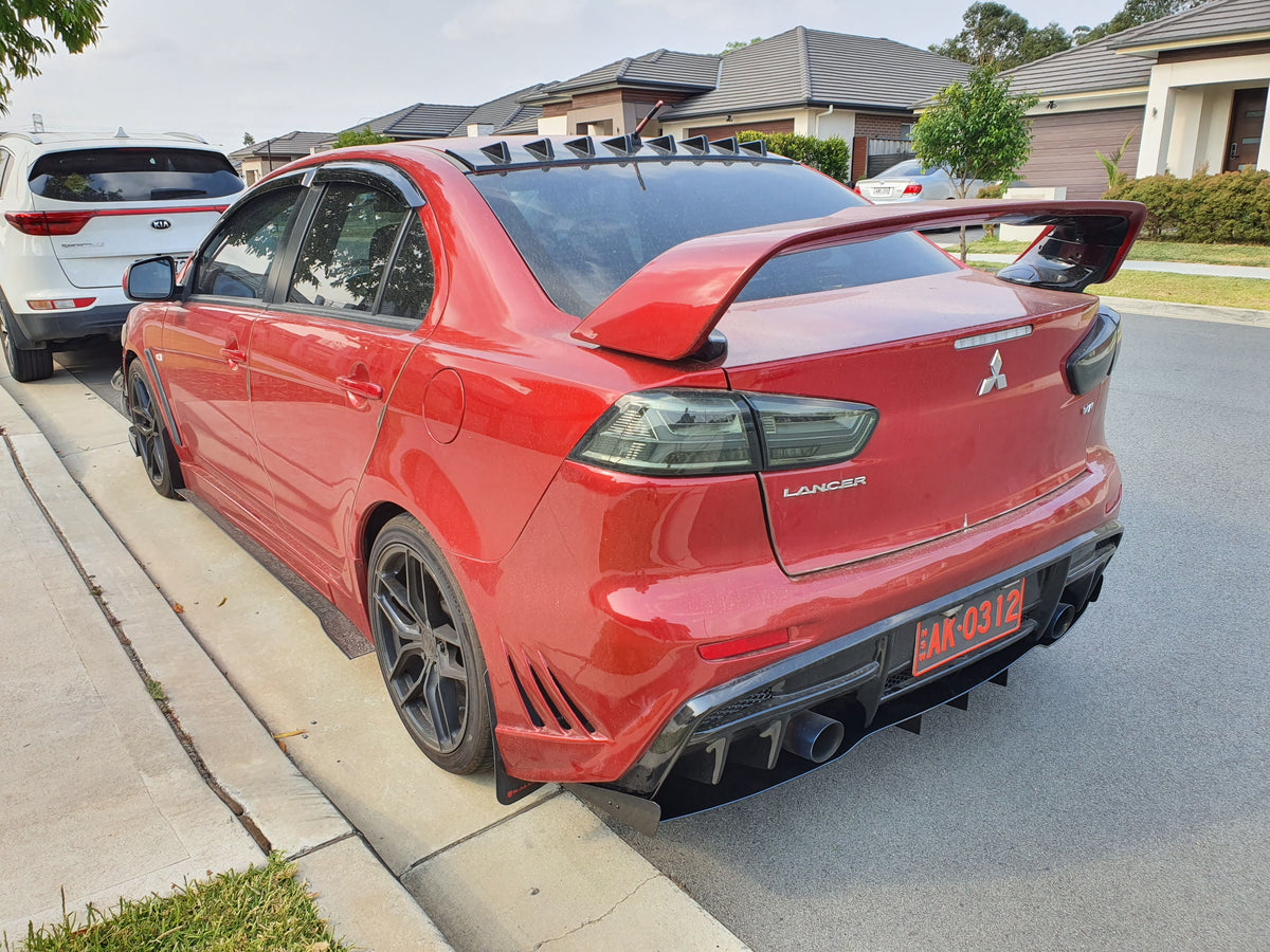 Mitsubishi Evo X Rear Diffuser – E-Wing Aero Designs