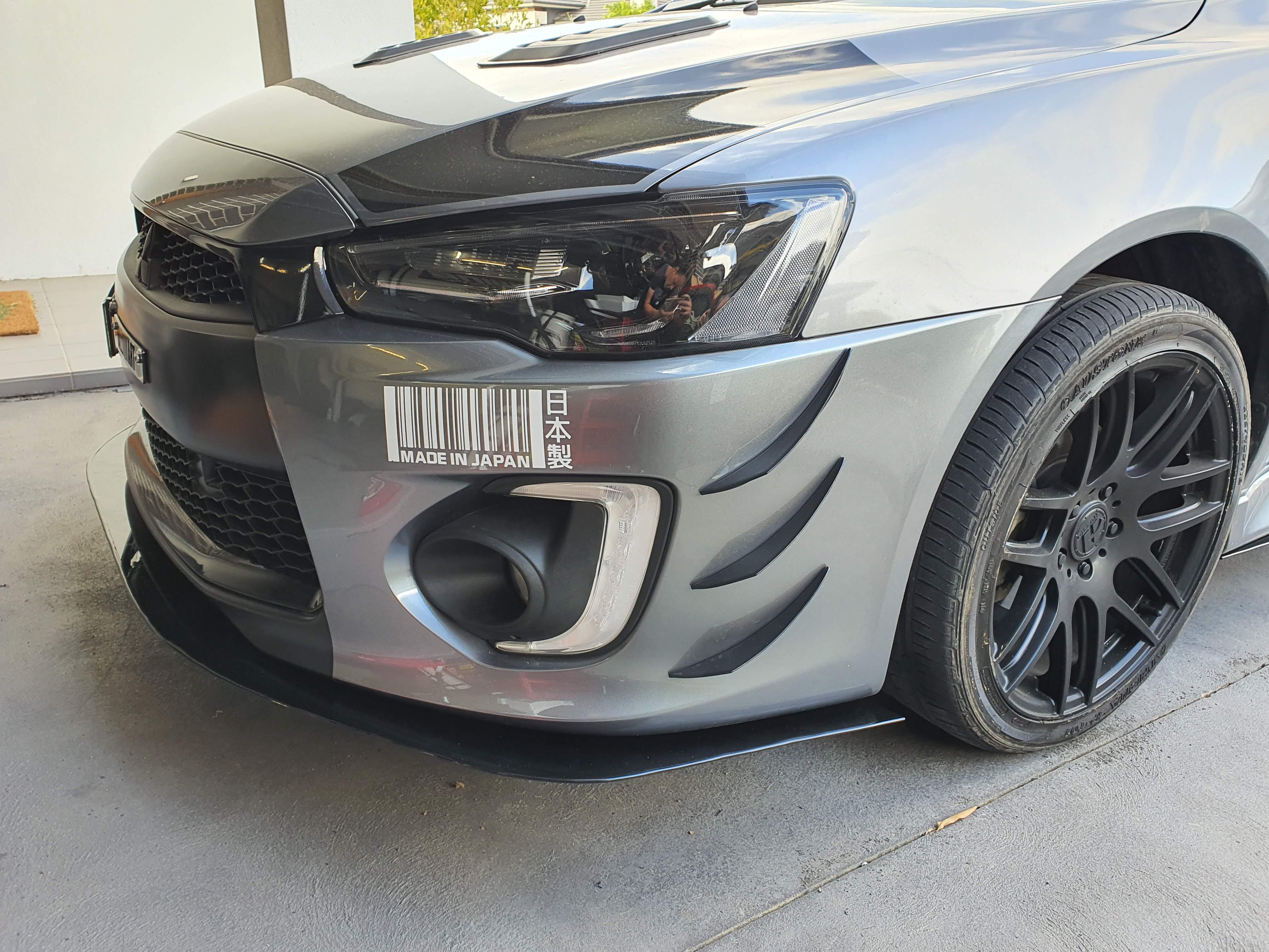 Mitsubishi CF Lancer Front Splitter V2 – E-Wing Aero Designs