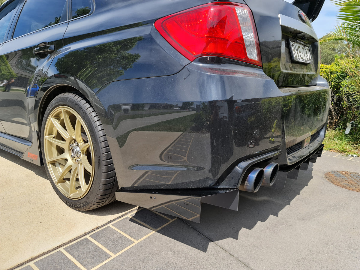 Subaru WRX Sedan (Widebody) Rear Diffuser V3 – E-Wing Aero Designs