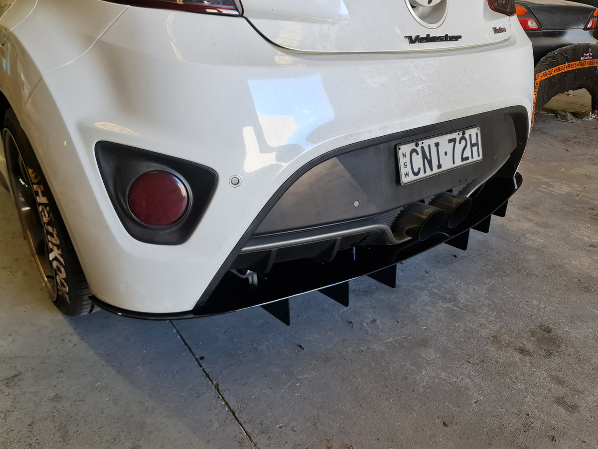 Hyundai Veloster Rear Diffuser – E-Wing Aero Designs