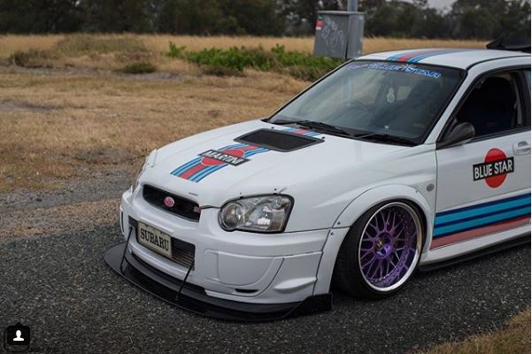 Subaru 'Bugeye' Impreza Front Splitter V2 (Large) – E-Wing Aero Designs
