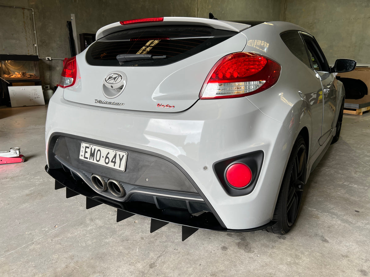 Hyundai Veloster Rear Diffuser – E-Wing Aero Designs