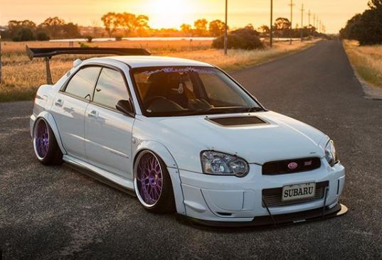 Subaru 'Bugeye' Impreza Front Splitter V2 (Large) – E-Wing Aero Designs