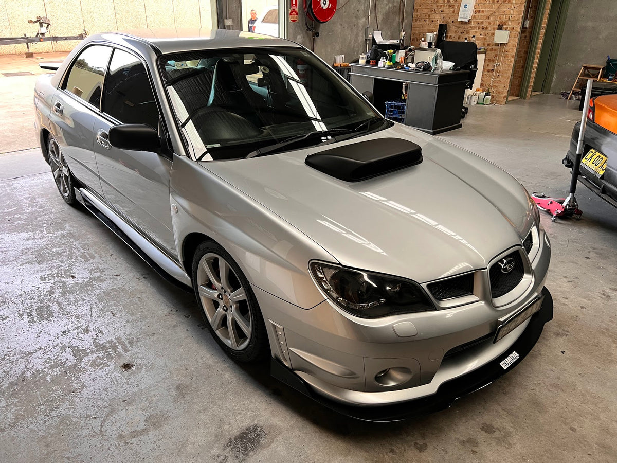 Subaru Impreza 'Hawkeye' Front Splitter V2 – E-Wing Aero Designs
