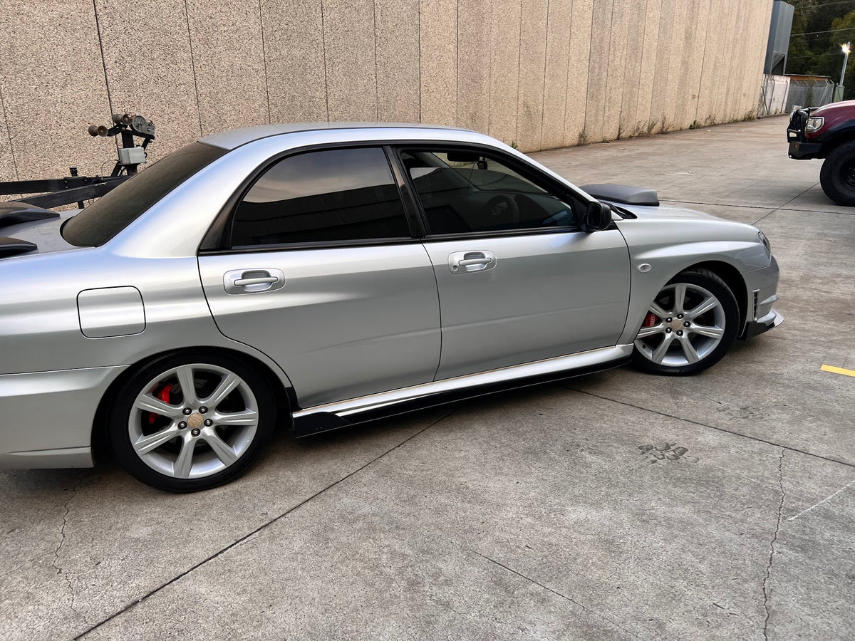 Subaru WRX Hawkeye Side Skirt Extensions – E-Wing Aero Designs