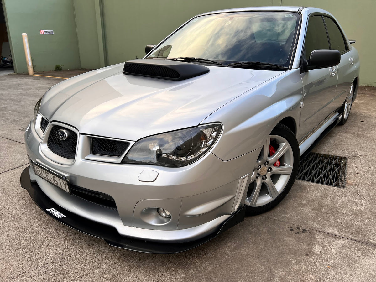 Subaru Impreza 'Hawkeye' Front Splitter V2 – E-Wing Aero Designs