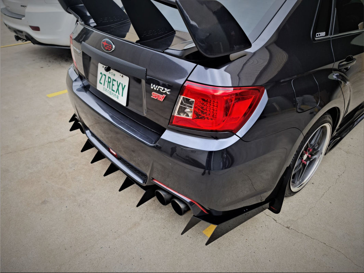 Subaru WRX Sedan (Widebody) Rear Diffuser V4 – E-Wing Aero Designs